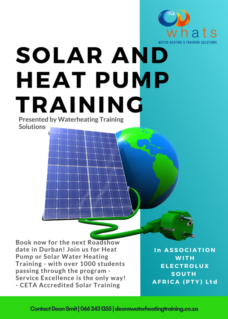 WHATS – Proudly in association with Electrolux South Africa (Pty) Ltd